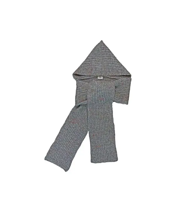 MABLI Moya Hooded Scarf Puddle - Grey