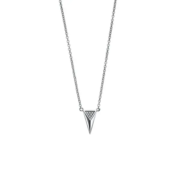 SCREAM PRETTY Rebel Necklace With Slider Clasp - Silver