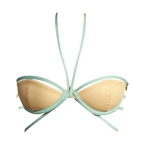IVY SWIMWEAR Neutrals / Brooke In Burnt Sugar Top - Green