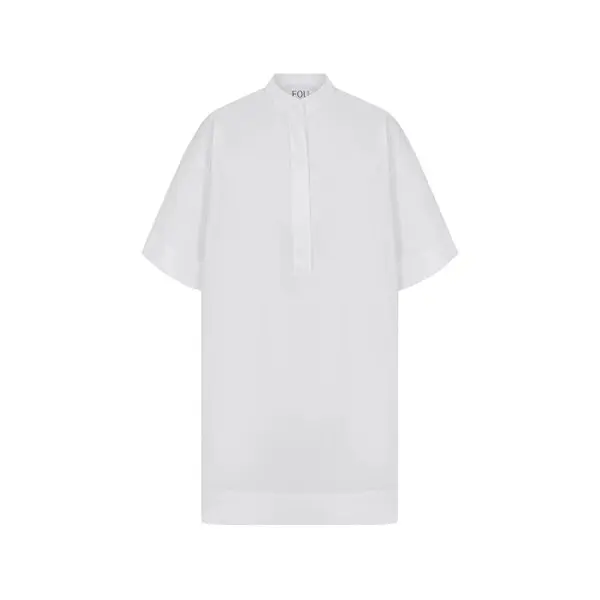 FOU PARIS Amina Shirt Dress - White