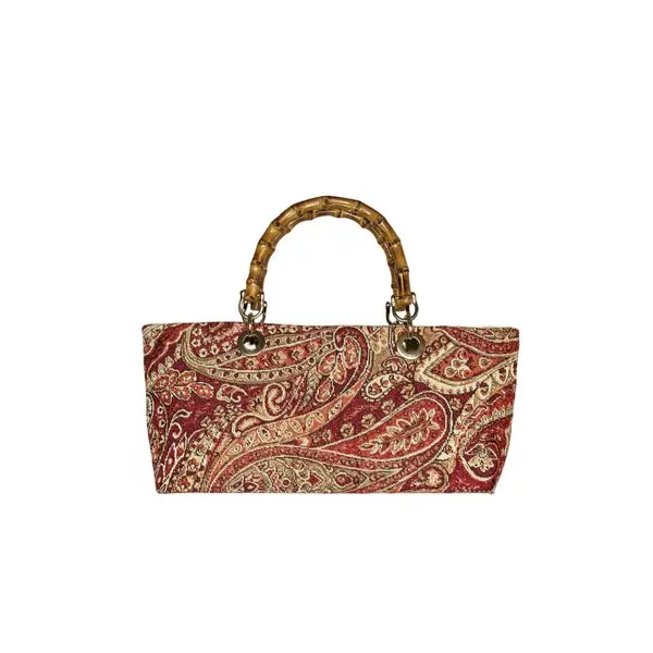 RUJ HERITAGE Mini Picnic Bag Jacquard - Red