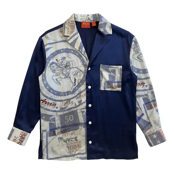 STUDIO AFUERA Azul Silk Shirt