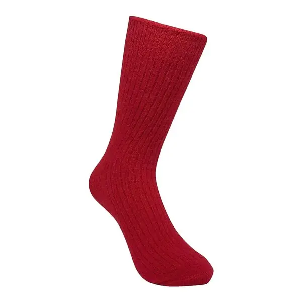 HIGH HEEL JUNGLE BY KATHRYN EISMAN Cashmere Socks Wine - Red