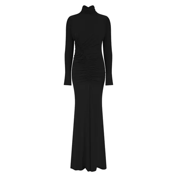 CELESTINE & MAE Silene Maxi Dress In Navsoul - Black