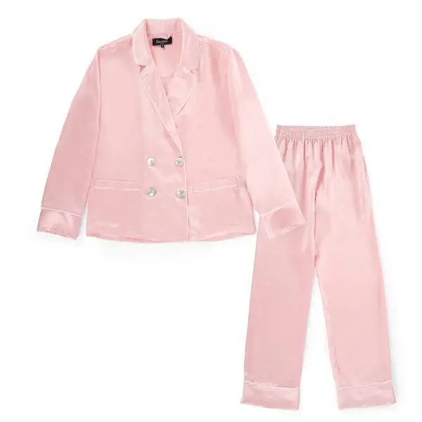 FAVETTE The Atelier Silk Pajama Set - Pink
