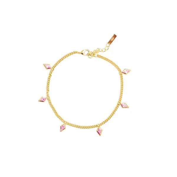 ADRIANA PAPPAS DESIGNS Crystal Kite Bracelet Crystal - Pink
