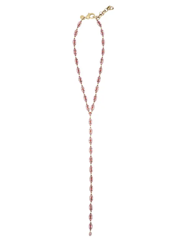 SITA NEVADO Tie Of Drops Necklace - Pink