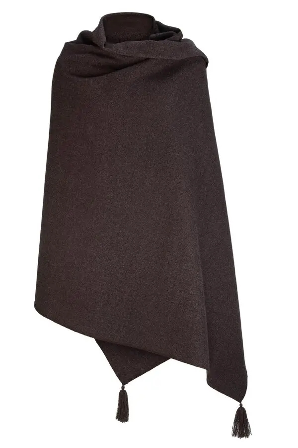 DREF Geneva Blanket Wrap Chocolate - Brown