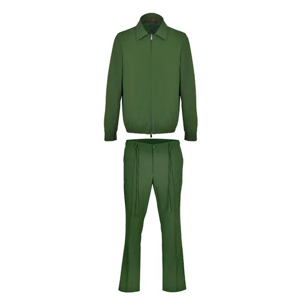 DAVID WEJ Marcelo Relaxed Jacket Set - Green