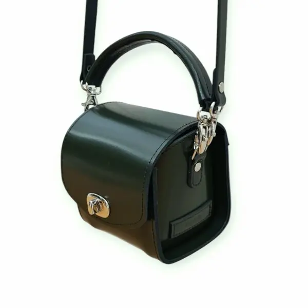 ZATCHELS Bauble Handmade High Shine Leather Handbag Ivy - Green