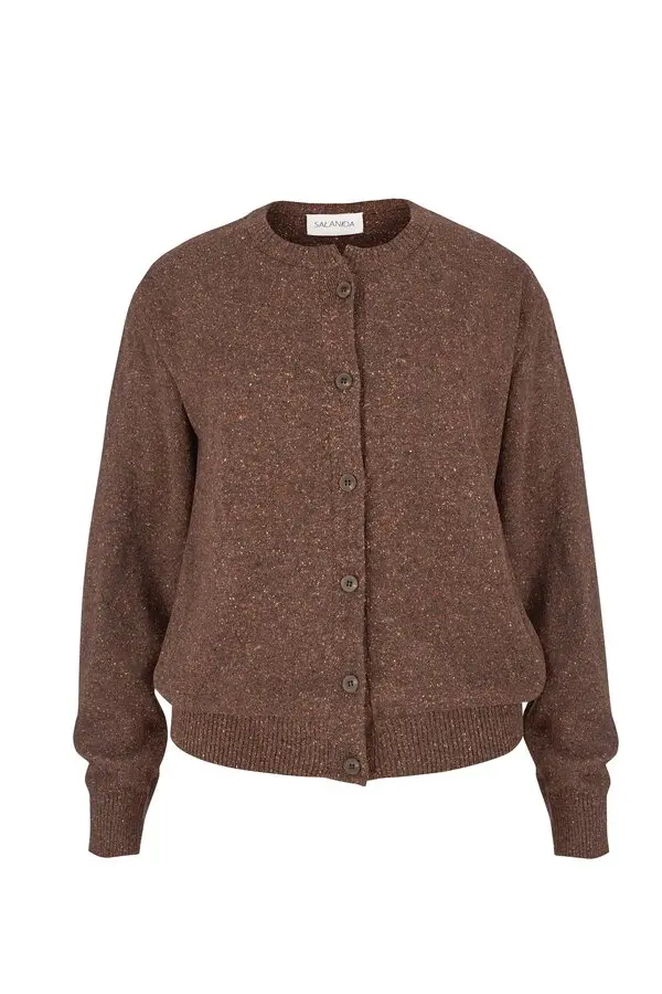 SALANIDA Sabbia Cardigan Chocolate - Brown