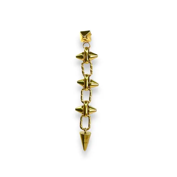 JAGGED HALO JEWELRY Barbie Chain Earrings Yellow - Gold