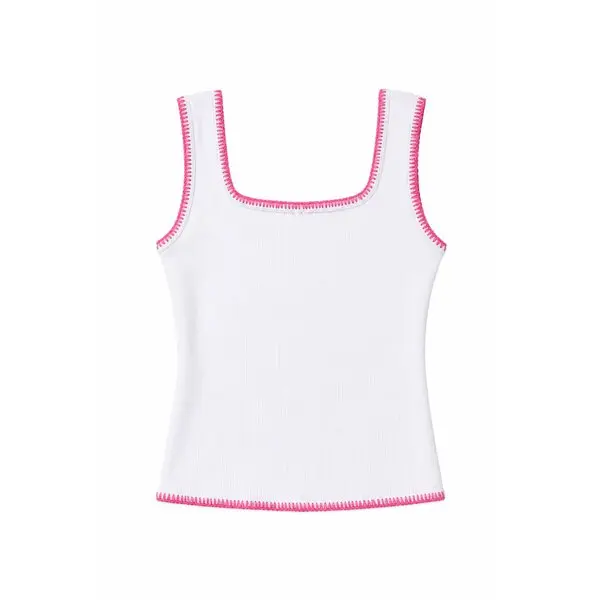 Mind Traveler Miriam And Pink Top - White