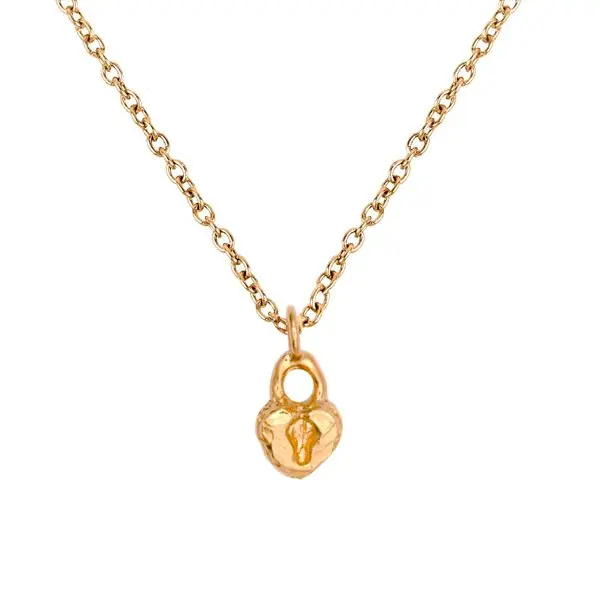DE ROMS The Amor Vita Heart Necklace Vermeil - Gold