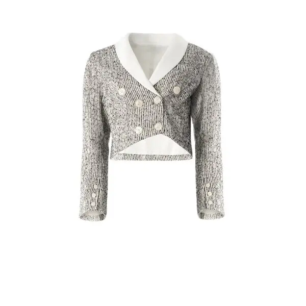 MARGOT VII Grey / White Vii Jacket - Grey/white