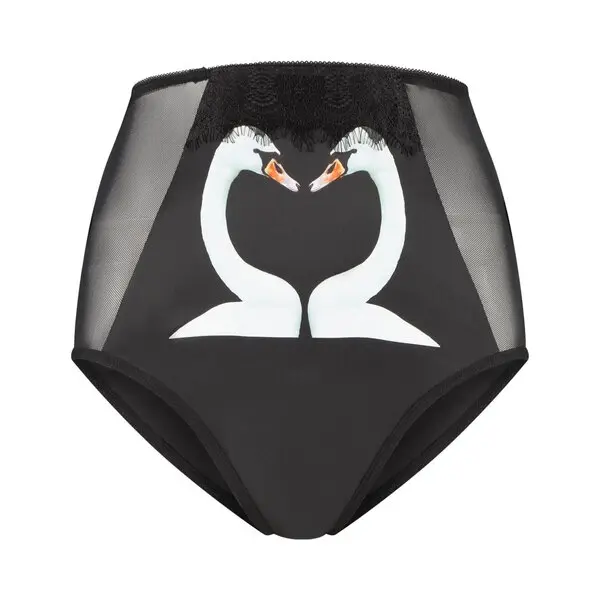 NOBLESSE OBLIGE Swan Panty - Black
