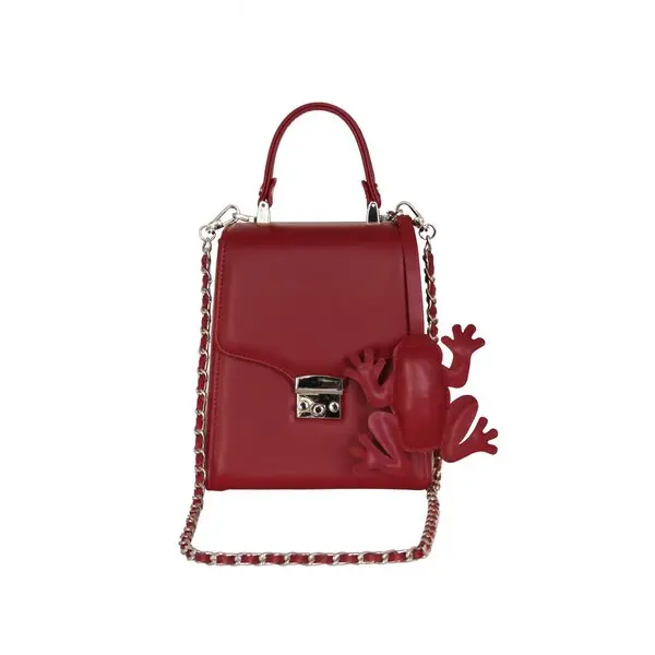 F3ROG BY RANA Burgundy Crossbody Box Bag - Red