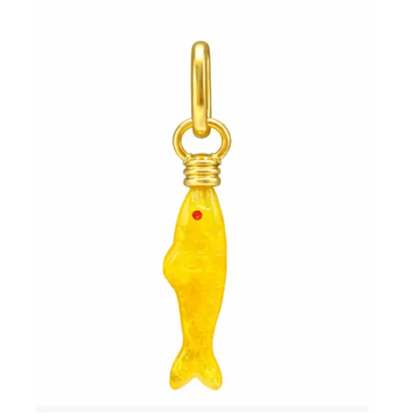 MICHAEL NASH JEWELRY Fish Charm - Yellow