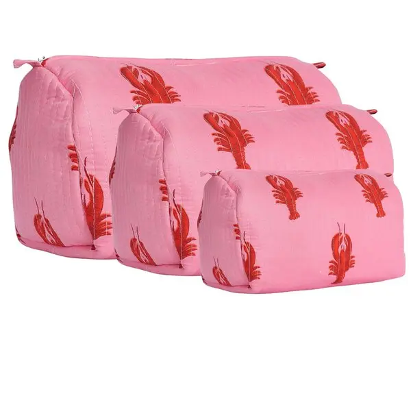 CYC The Lobster Three Piece Travel Set - Pink