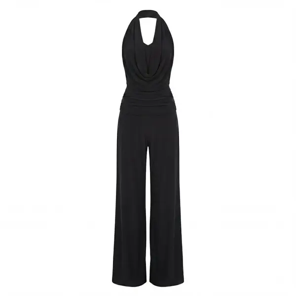 ATOM LABEL Barium Jumpsuit - Black