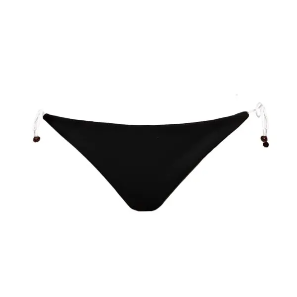 KIKKI-G SWIMWEAR Josie Bikini Silver Bottom - Black