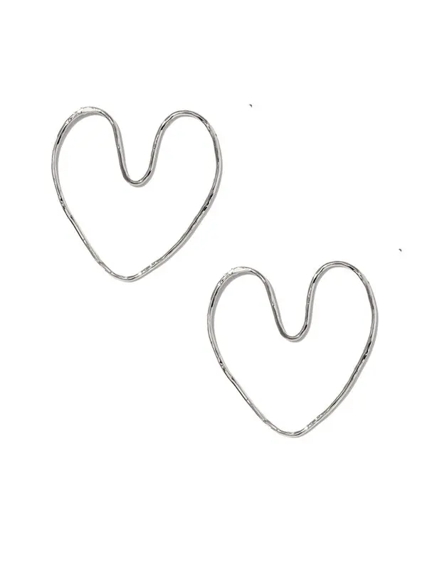 JAREDJAMIN Large Fluttering Heart - Silver