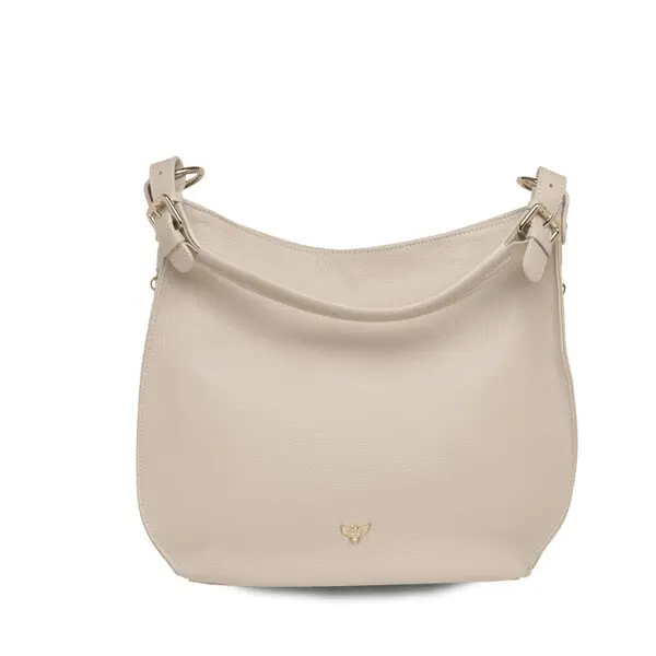 APATCHY LONDON Neutrals The Harriet Stone Leather Bag - Black