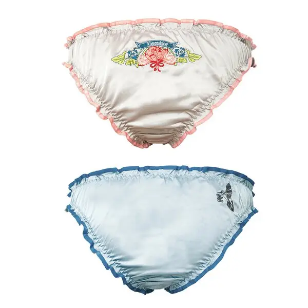 TALLULAH LOVE Neutrals Hummingbird & Coral Lily - Blue