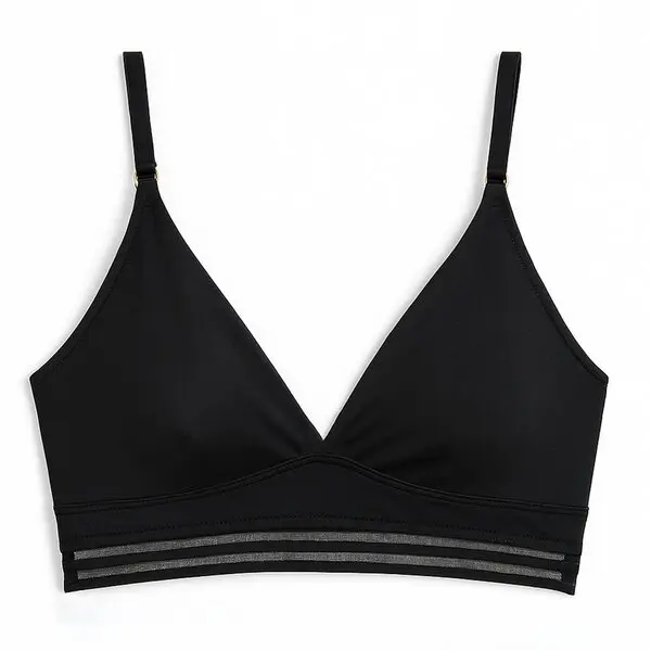 ZELF INTIMATES Aura Bralette Bra Recycled - Black