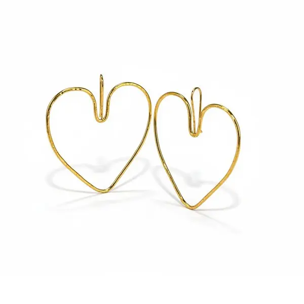 JAREDJAMIN Fluttering Heart Hook Earrings