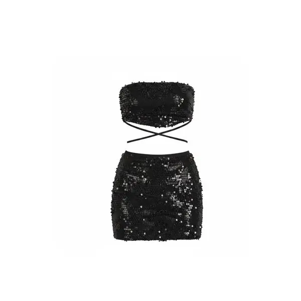 Suyty Falda Santorini - Black