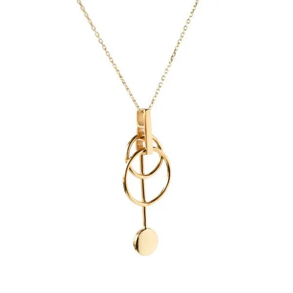 GUTTA DESIGN Plated Mesh Necklace