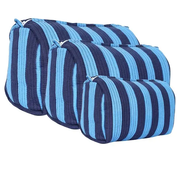 CYC The Striped Travel Set Navy - Black