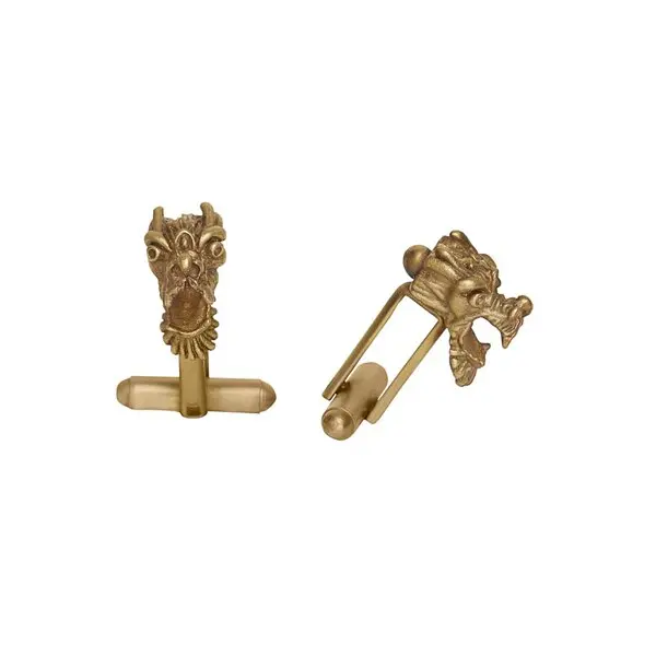 ZEWORKS Dragon Cufflinks - Gold