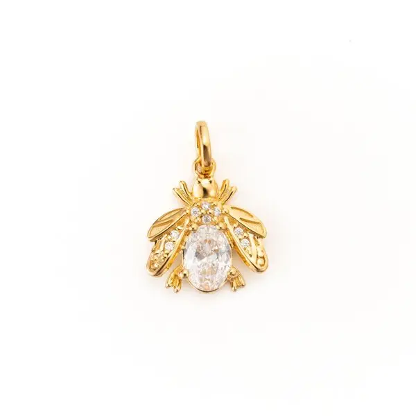 BELINDA JEWELZ Beetle Charm - Gold