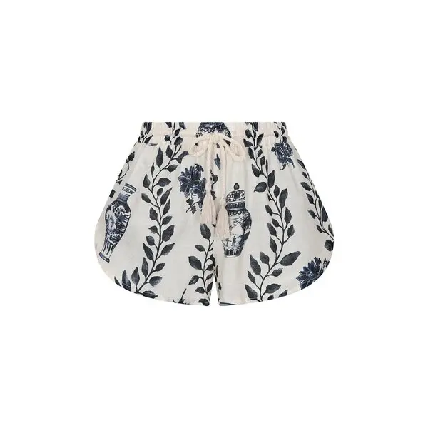 AGUACLARA Dynastie Linen Short - Blue