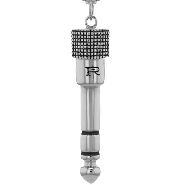 TRUE ROCKS Sterling Large Jack Plug Pendant - Silver