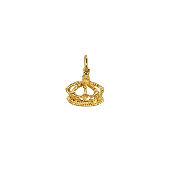 JAREDJAMIN Regina Crown Charm - Gold