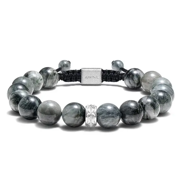 AWNL Hawk Eye Macrame Bracelet - Grey