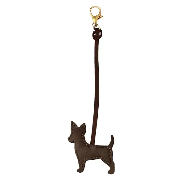 F3ROG BY RANA Chihuahua Dog Keychain - Brown
