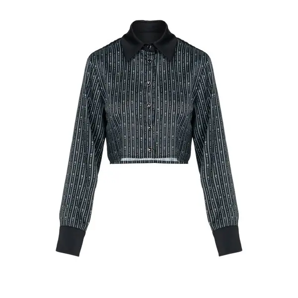 VAZAF Monogram Shirt - Black