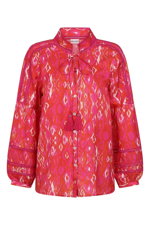 MERCY DELTA Witley Tuscany Pompelmo Blouse - Pink