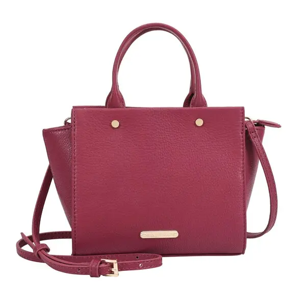 Paul Costelloe Drini Leather Crossbody Bag - Red
