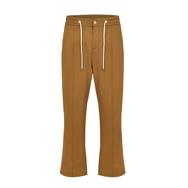 DAVID WEJ Enzo Cotton Loose Fit Trouser Coffee - Brown