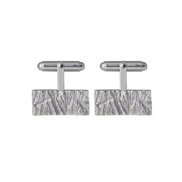EDGE ONLY Rugged Cufflinks Sterling - Silver