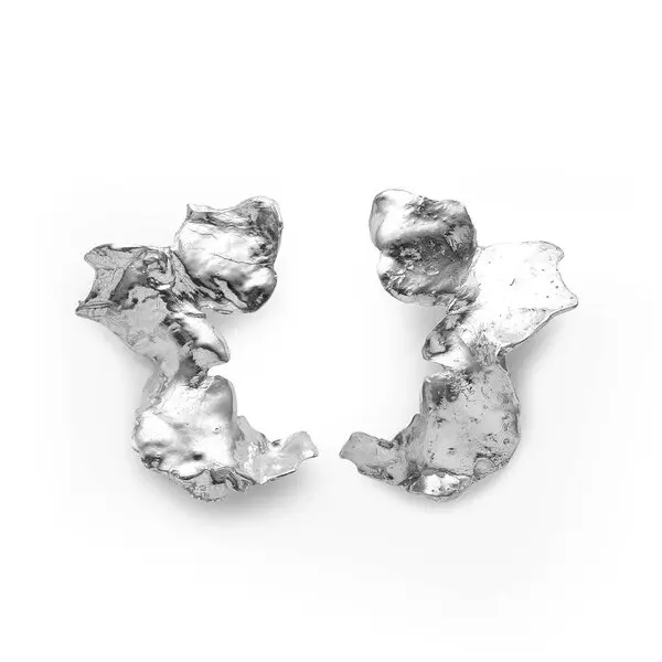 EVA REMENYI Talisman Flow Earrings - Silver