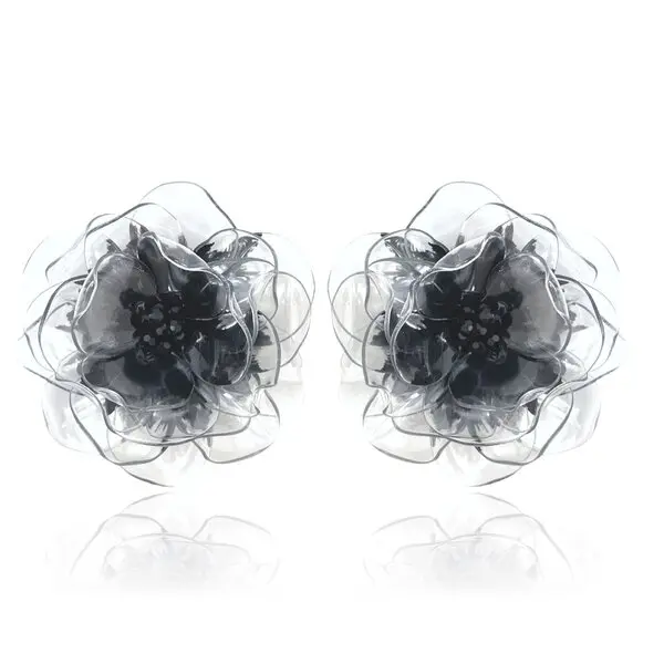 PINAR OZEVLAT Aerial Camellias - Black