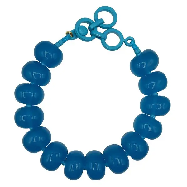 MICHAEL NASH JEWELRY Vivienne Cerulean Resin Necklace - Blue