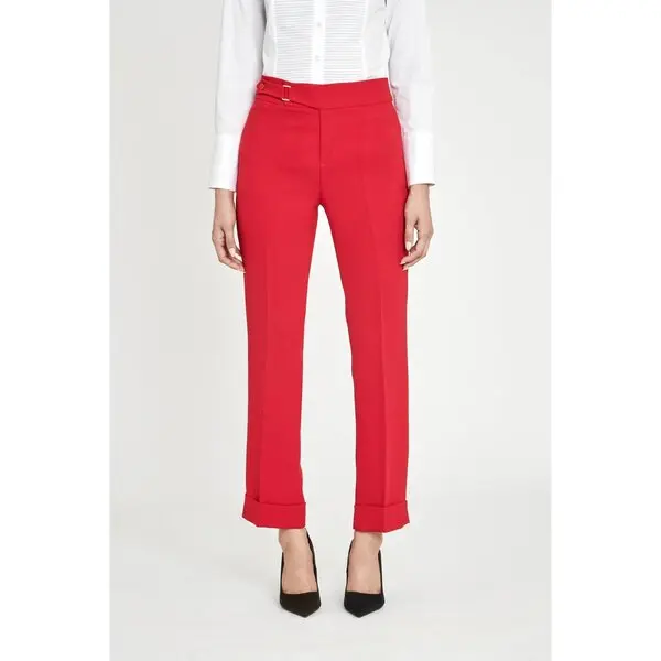 THE EXTREME COLLECTION Straight-leg Tailo Trousers Atelier - Red