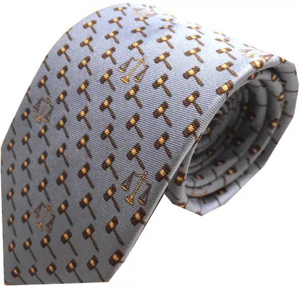 LAZYJACK PRESS Trust Me I'm A Lawyer Tie - Blue